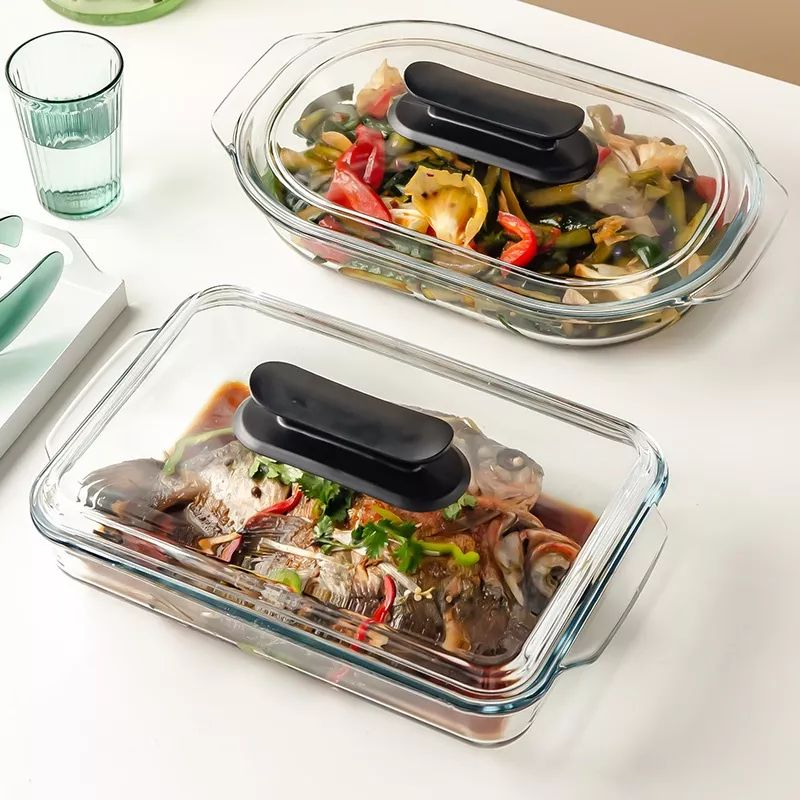 3.0L RECTANGULAR TEMPERED GLASS CASSEROLE | Shopee Malaysia