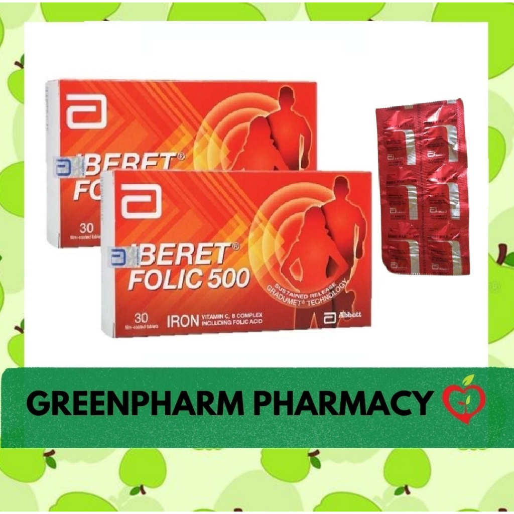 Iberet Folic 500 (EXP: 04/2025) | Shopee Malaysia