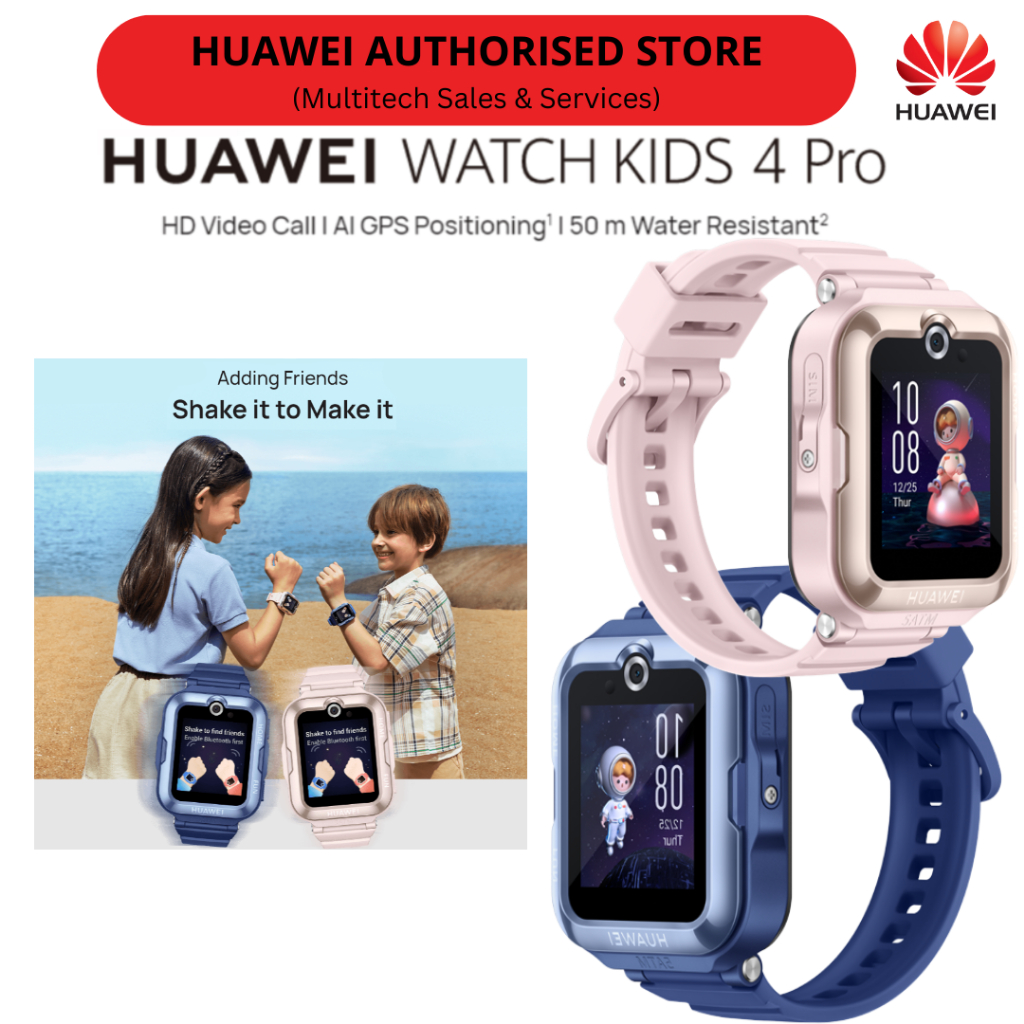 Huawei Watch Kids 4 Pro AI Positioning Kids Smartwatch Clock Display ...