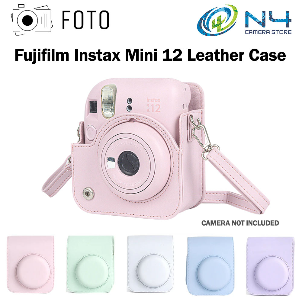 Fujifilm Instax Mini 12 Camera Case PU Leather Soft Protective Case ...