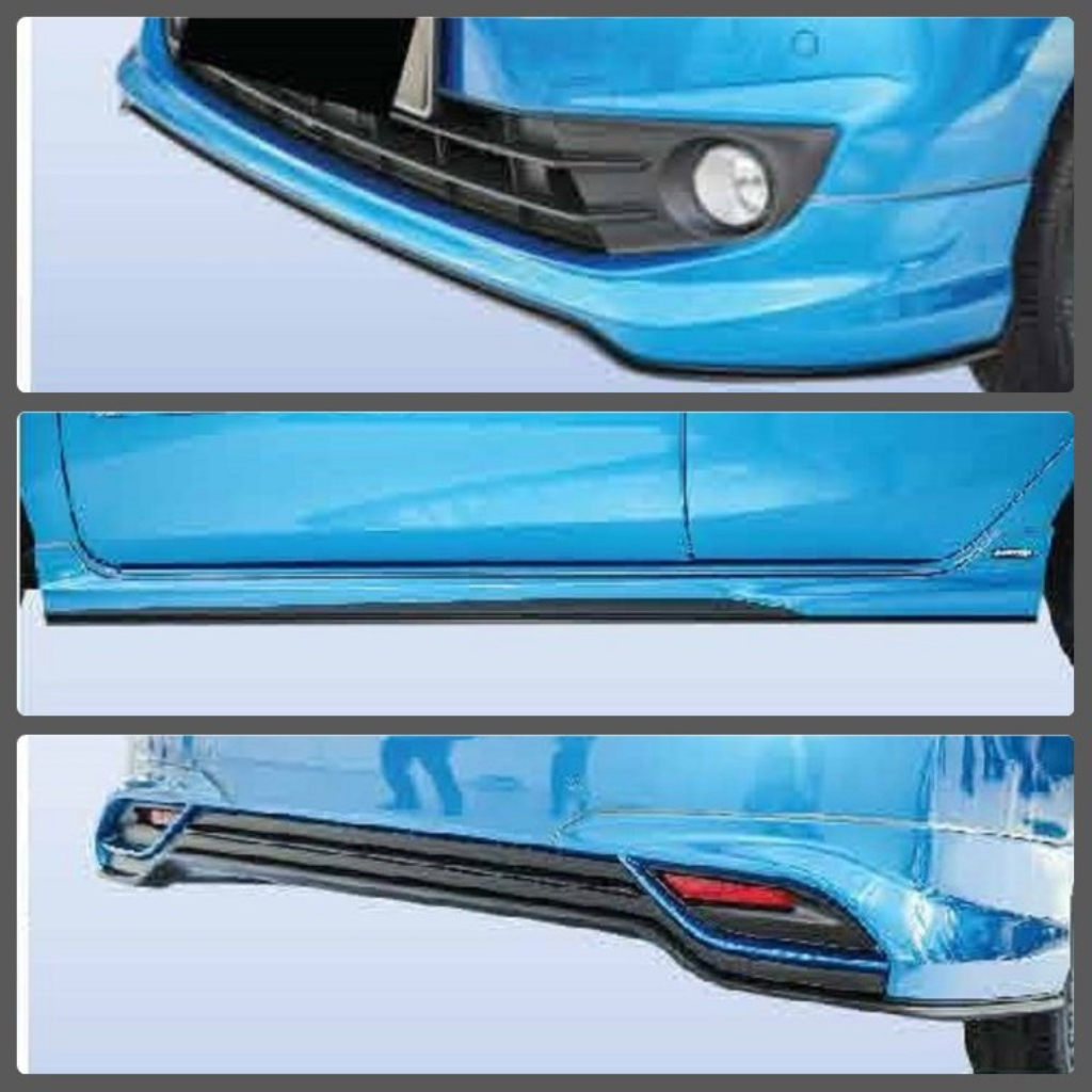 Perodua Bezza 1st Generation Gear Up Skirting Body Kit ABS Ready Stock ...