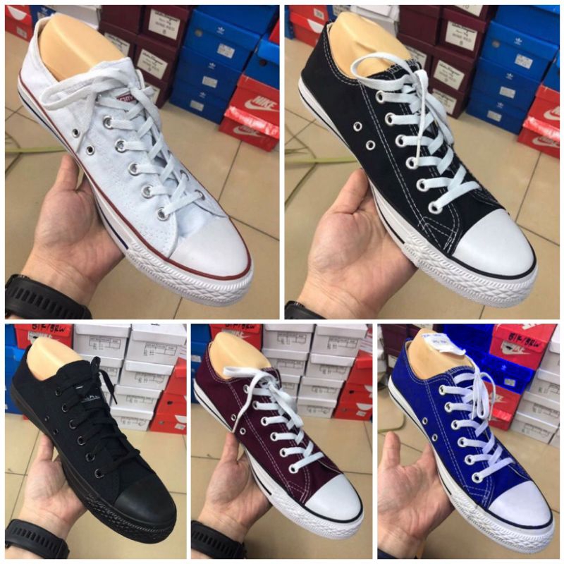 CONVERSE ALL STAR LOW CUT BLUE GREEN (36-43) | Shopee Malaysia