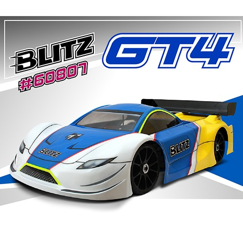 [WITHOUT PAINT] 60807 // BLITZ GT4 1/8 On-Road GT Body-Shell | Shopee Malaysia
