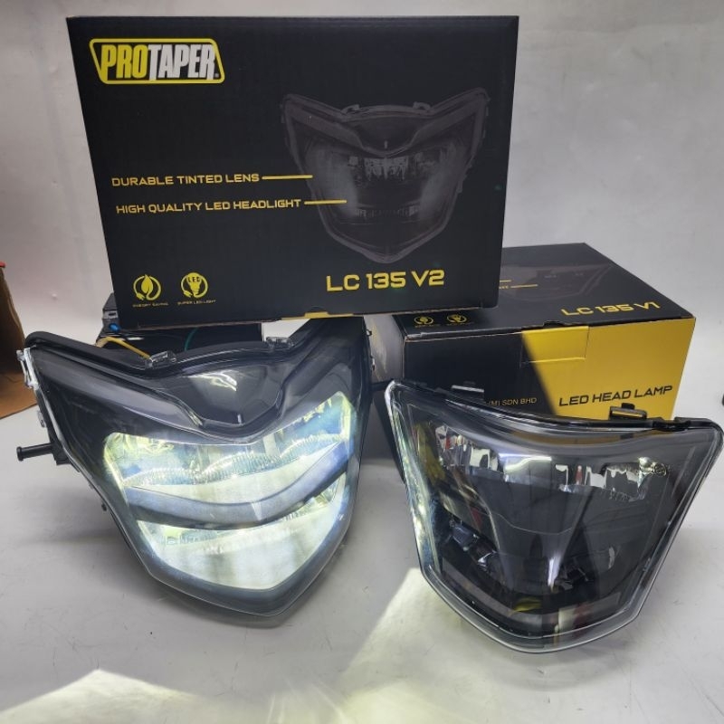 PROTAPER LC135 LC V1 V2 V3 V4 V5 V6 V7 FRONT HEAD LAMP LAMPU DEPAN LED | Shopee Malaysia