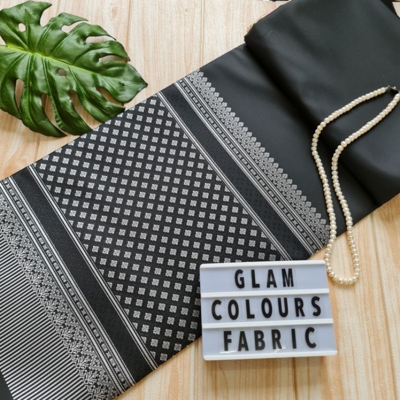 SAMPING Songket HITAM SIAP JAHIT [Ready to Ship] | Shopee Malaysia
