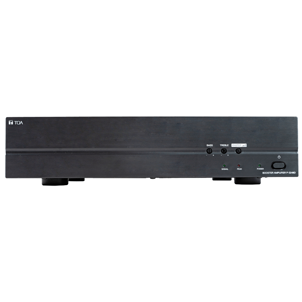 TOA Amplifier P-3248D 480Watt Booster Power Amplifier with One Line ...