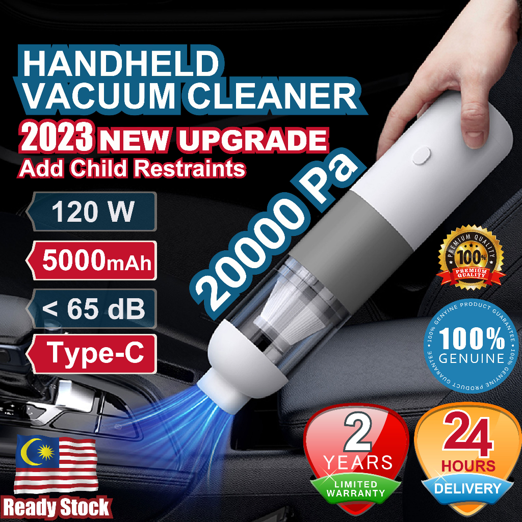 [Ready Stock]20000Pa Car Vacuum Portable Vacuum Cleaner/Cordless Vacuum ...
