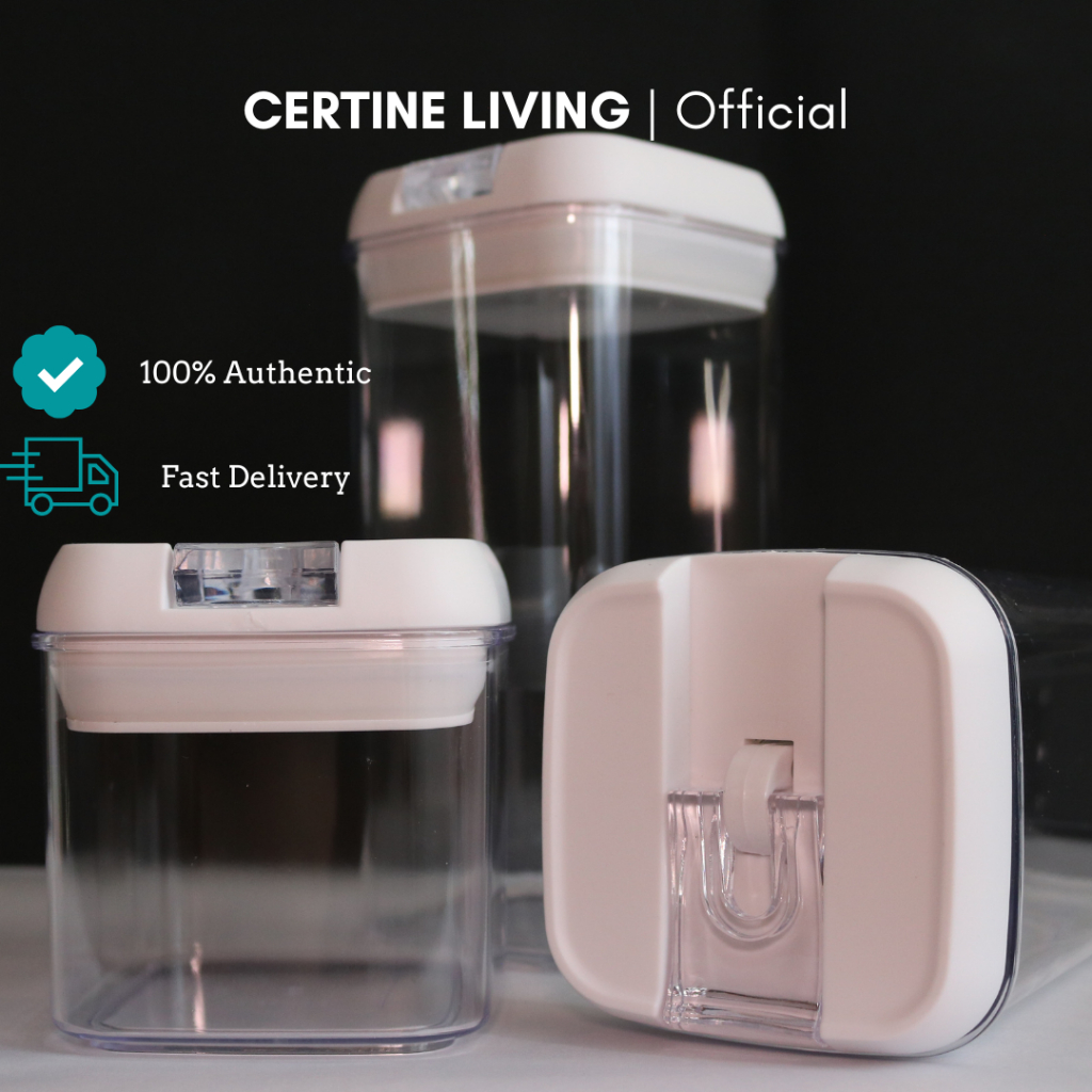 CERTINE Airtight Food Storage Container 7 Piece Set | BPA Free Kitchen ...