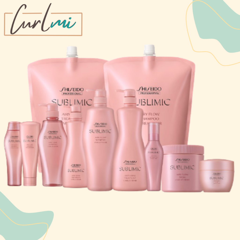 Shiseido Sublimic AIRY FLOW Shampoo / Treatment / Mask / Refining Fluid ( SMC ) | Shopee Malaysia