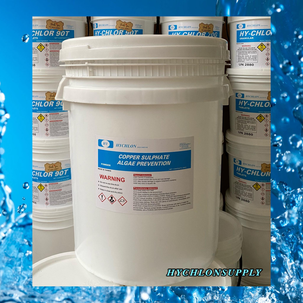 Copper Sulphate & Algae Prevention (Algae Killer) 25KG Chelated Copper ...