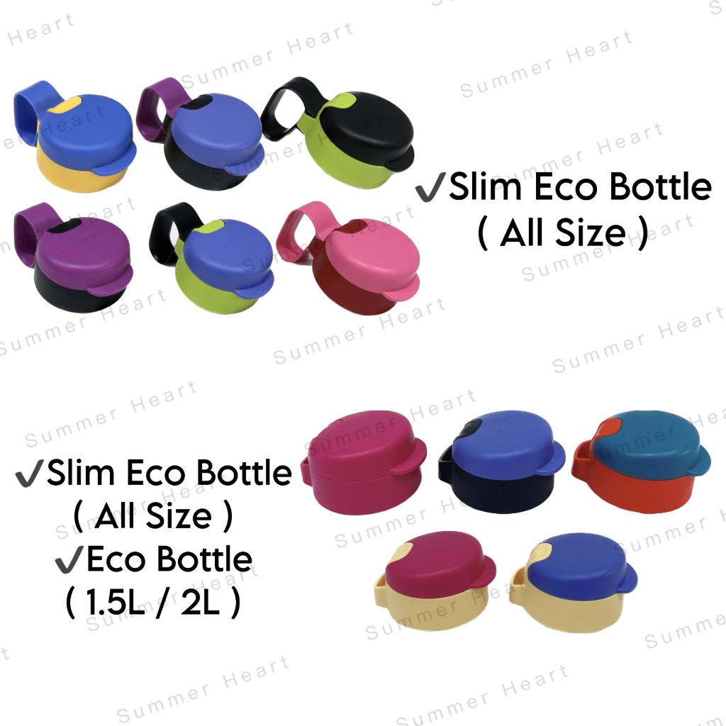 Tupperware Spare Part / Bottle Cap Eco Slim 1L / 750ML / 500ML Free ...