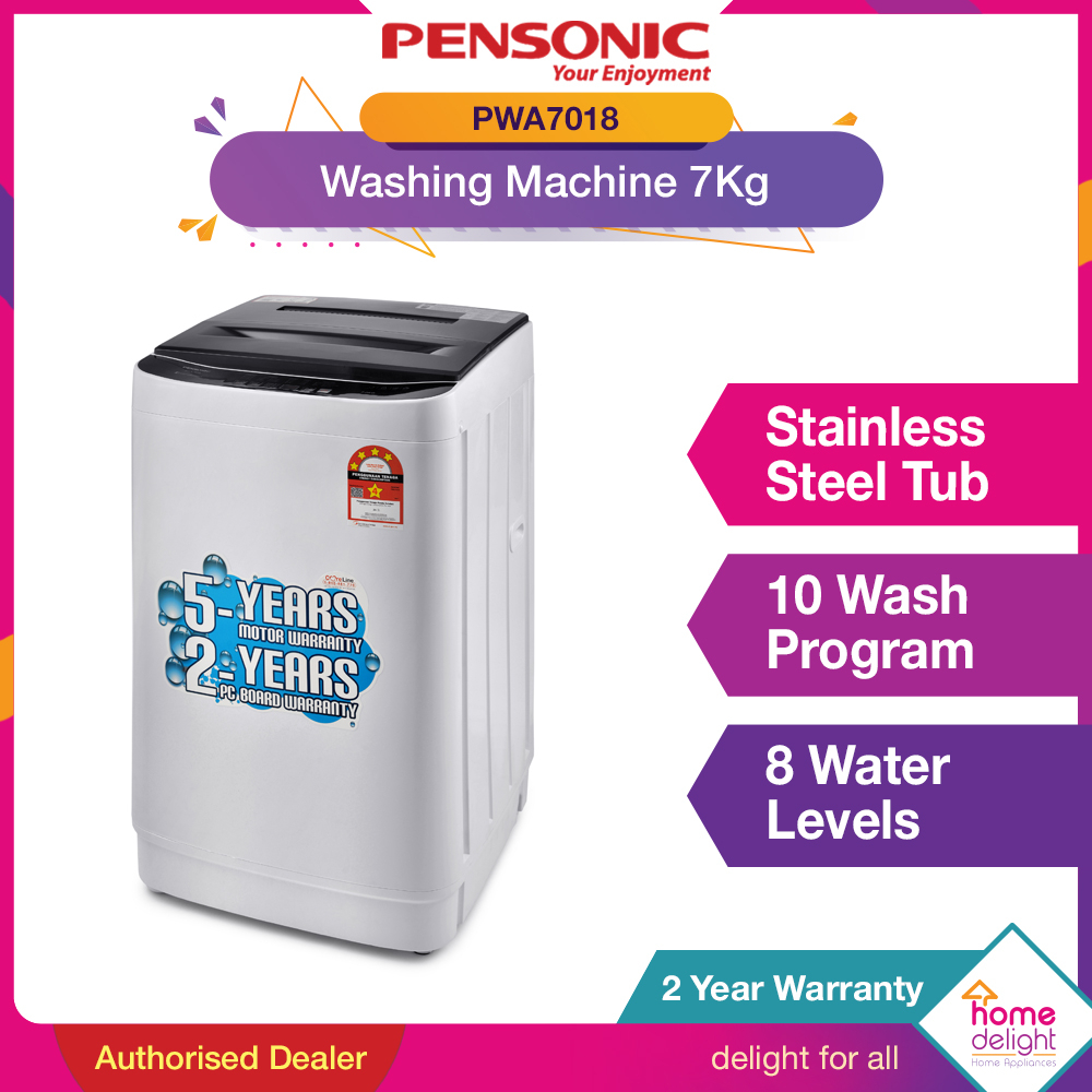 Pensonic Fully Auto Washing Machine 7kg PWA7018 | Shopee Malaysia