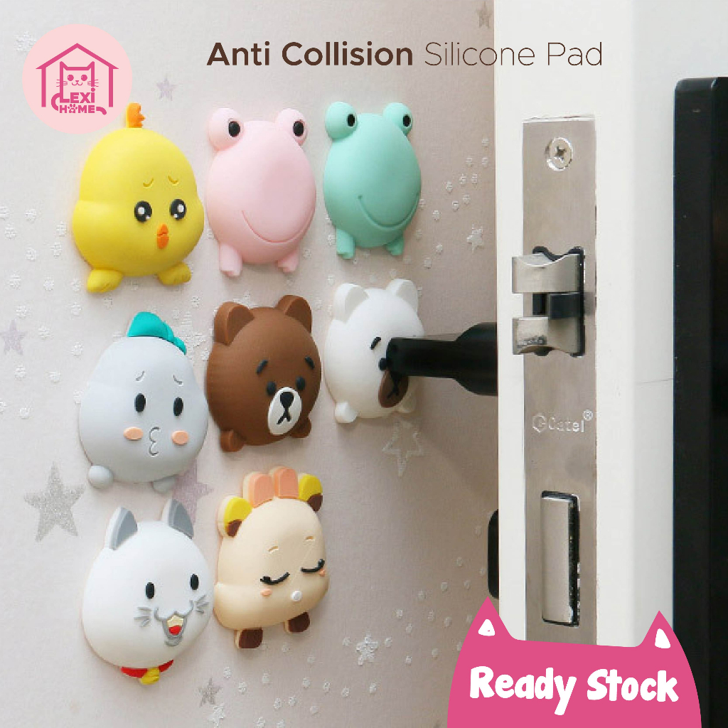 Silicone Cartoon Character Anti Collision Pad/Door Handle/Door Crash ...
