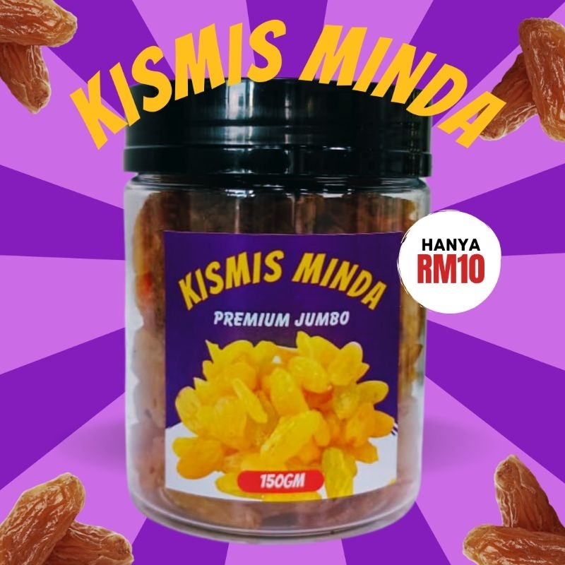 Kismis Minda Raisin Jumbo Untuk Anak-anak Cerdas dan Pintar 150gm ...