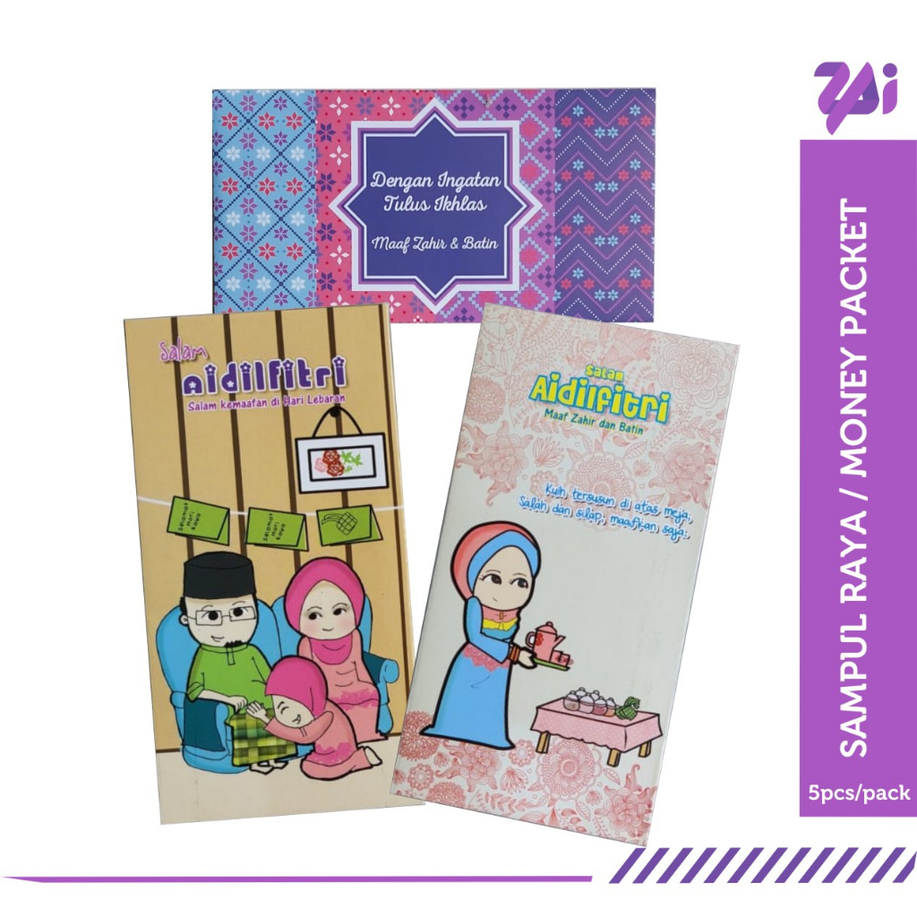 Sampul Duit Raya 2024 Money Packet Angpao | Shopee Malaysia