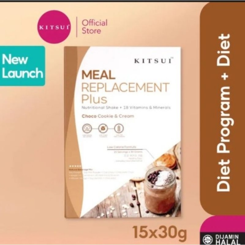KITSUI Meal Replacement Plus 15 x 30g | Shopee Malaysia