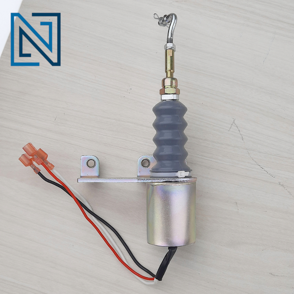 Universal Pull Type 12V / 24V 3 Wire Engine Shutdown Solenoid Engine ...