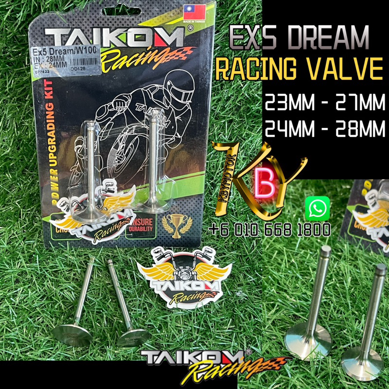 EX5 DREAM RACING VALVE TAIKOM ( 23-27MM / 24-28MM ) | Shopee Malaysia