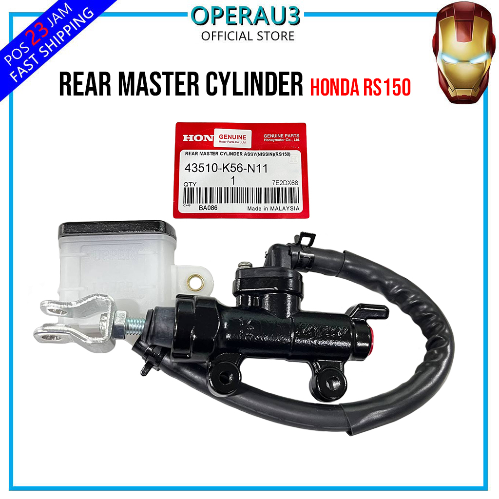 REAR MASTER PUMP BRAKE CYLINDER HONDA RS150 NISSIN ORI MALAYSIA ...
