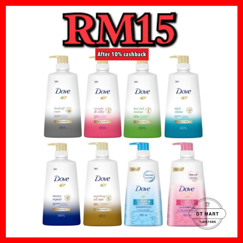 Dove Nutritive Solutions Hair Shampoo 680ml / conditioner 300/320ml | Shopee Malaysia