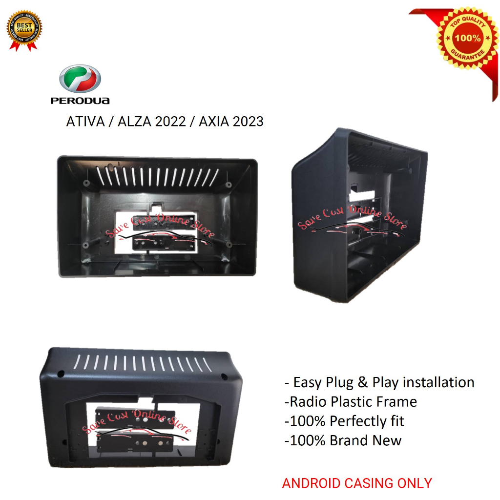 ANDROID PLAYER CASING FOR PERODUA ATIVA 2021 / ALZA 2022 / AXIA 2023 ...