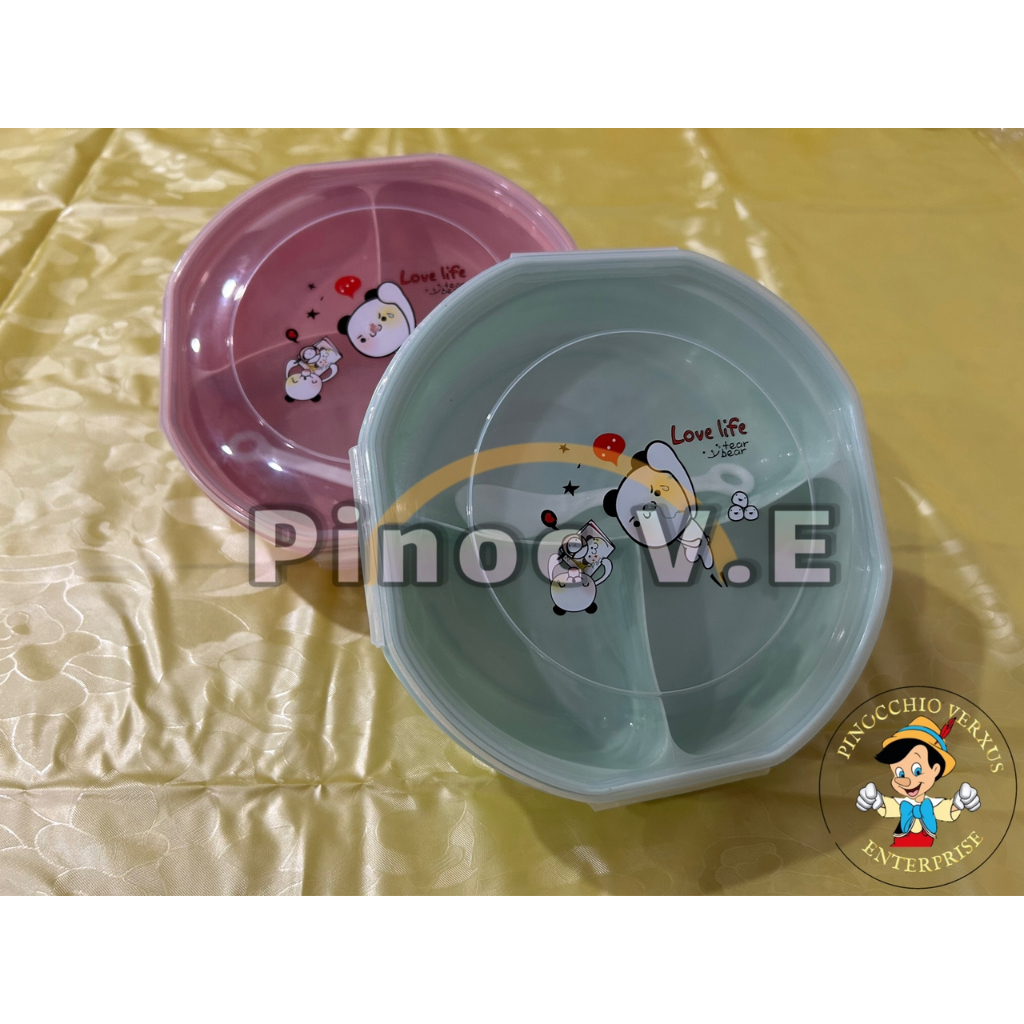 Kids Tupperware Food Container Lunch Box (Octagon and Square) | Shopee ...