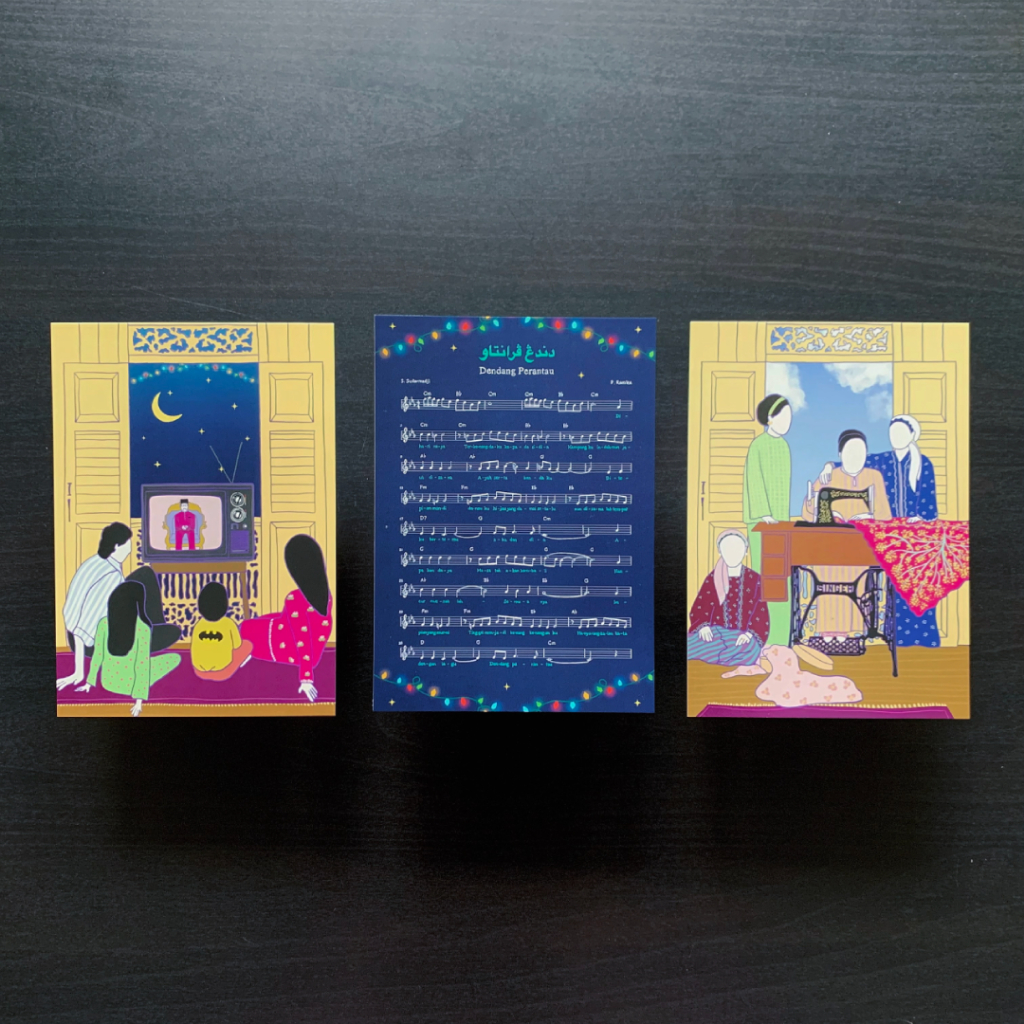 Poskad ♡ RaYayaLah ♡ 2023 | 3 pcs Poskad Raya | Shopee Malaysia