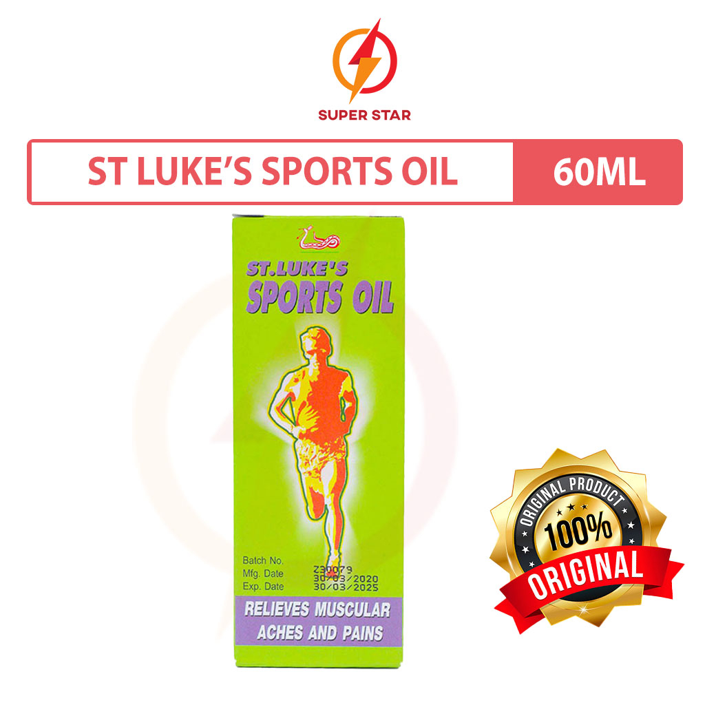 St. Luke's Sports Oil 60ml (Minyak Kuda) (Exp 2029) | Shopee Malaysia