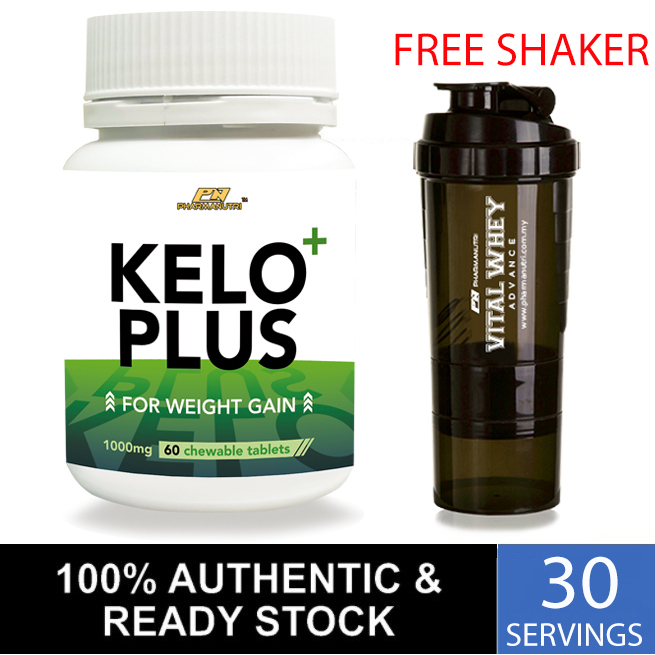Kelo Plus 60 Tablet - Tambah Berat Badan/ Tambah Selera Makan/ Weight ...