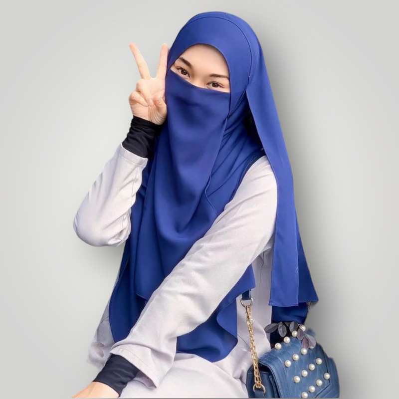 Shawl Satu Set Purdah Saiz 2.30 meter | Shopee Malaysia
