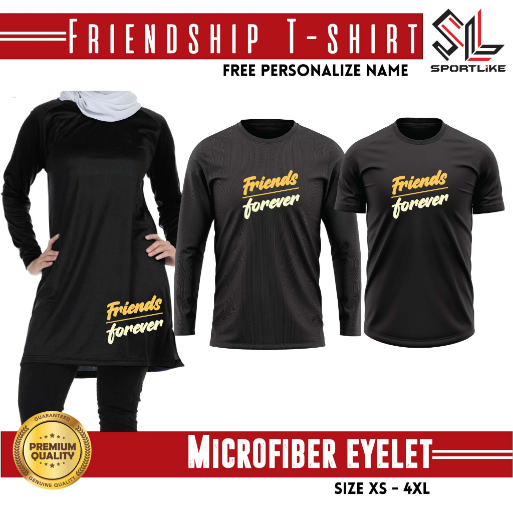 Friendship T-shirt - Friends Forever Design / Baju Lelaki / Baju T ...