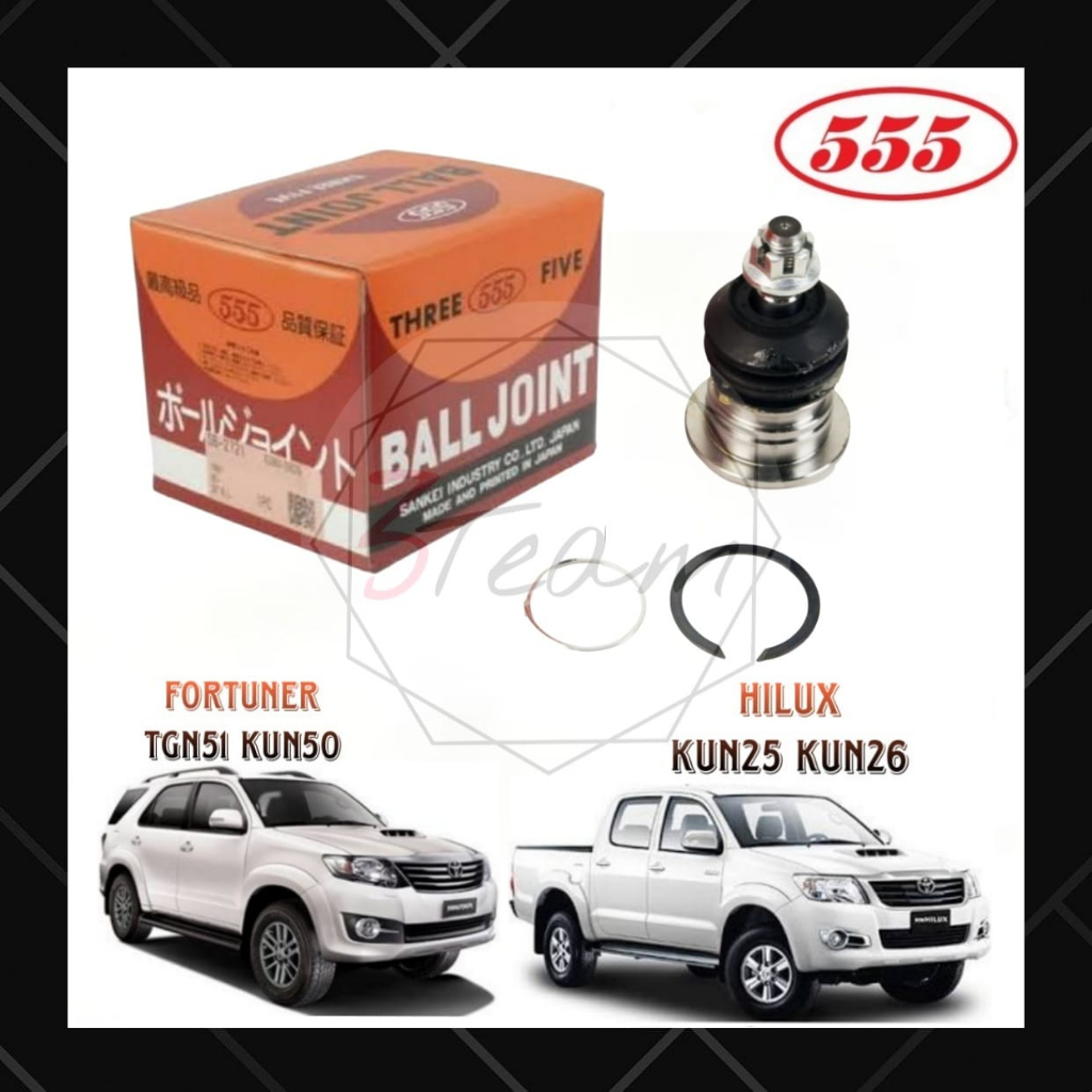 555 Japan Ball Joint Upper for Toyota Hilux Kun25 Kun26 Innova Tgn40 ...