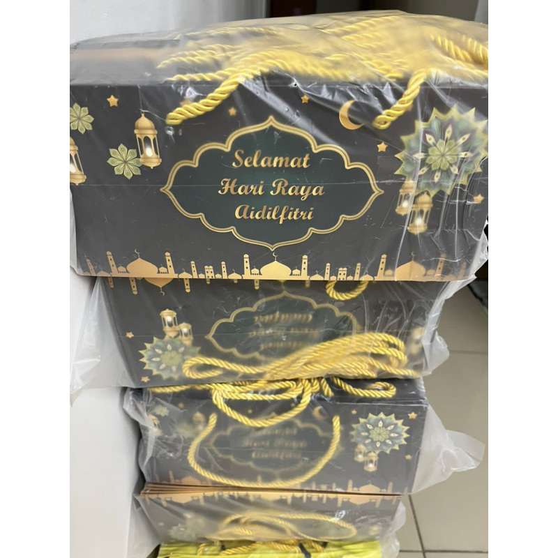 Raya paper bag with golden string (10pcs) | Shopee Malaysia