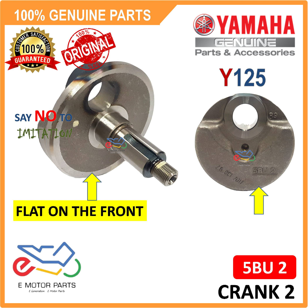 Y125 CRANK 1 Y125 CRANK 2 125Z 125ZR CRANKSHAFT CRANK MAGNET CLUTCH [100% ORIGINAL YAMAHA] - 5BU ...