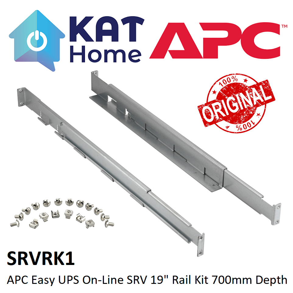 APC EASY UPS ON-LINE SRV SRVRK1 19" RAIL KIT 70MM DEPTH WITH HIGH ...