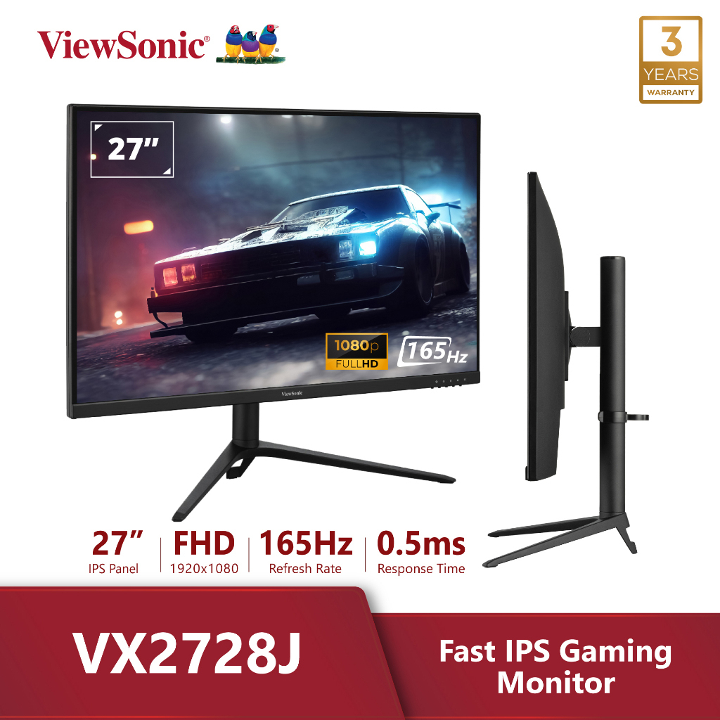 VIEWSONIC VX2428J (23.8'') / VX2728J (27") GAMING MONITOR ( (IPS FHD ...