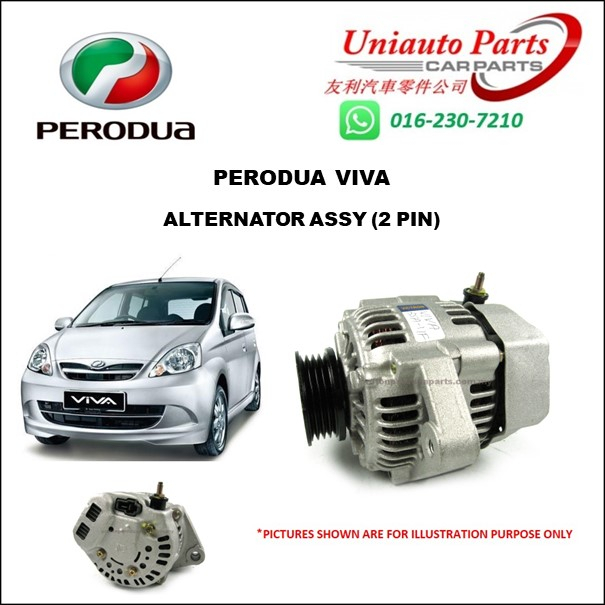 PERODUA VIVA ALTERNATOR ASSY (2 PINS) | Shopee Malaysia