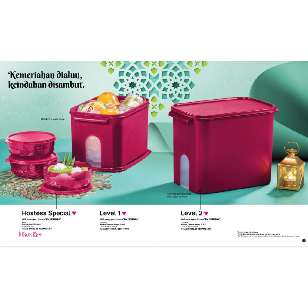 Tupperware Window Treasure Keeper Set (2pcs) | Shopee Malaysia