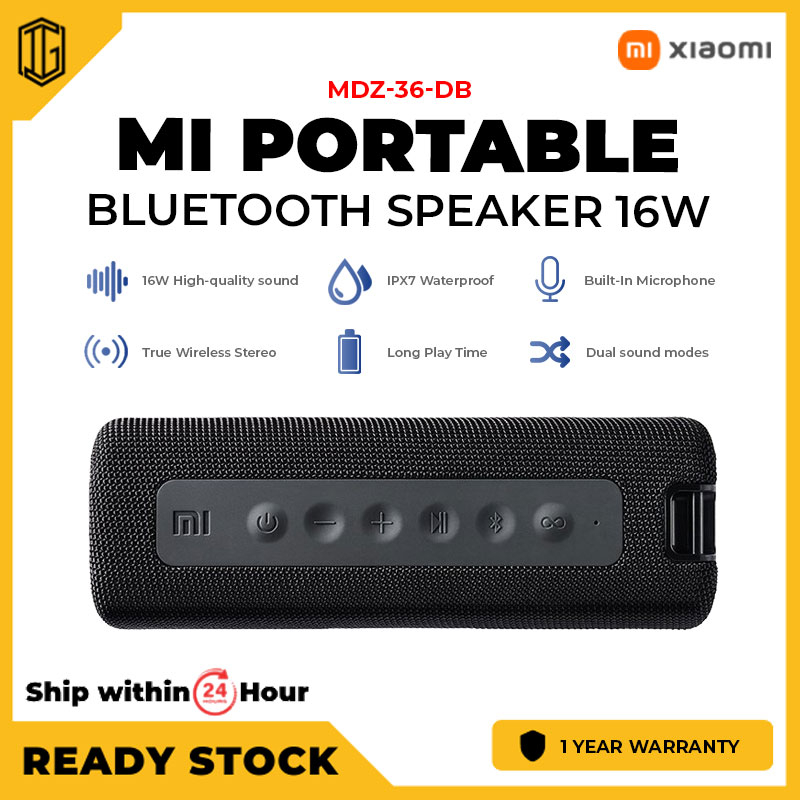 XIAOMI MDZ-36-DB MI Portable Bluetooth Speaker 16W High Quality Sound ...