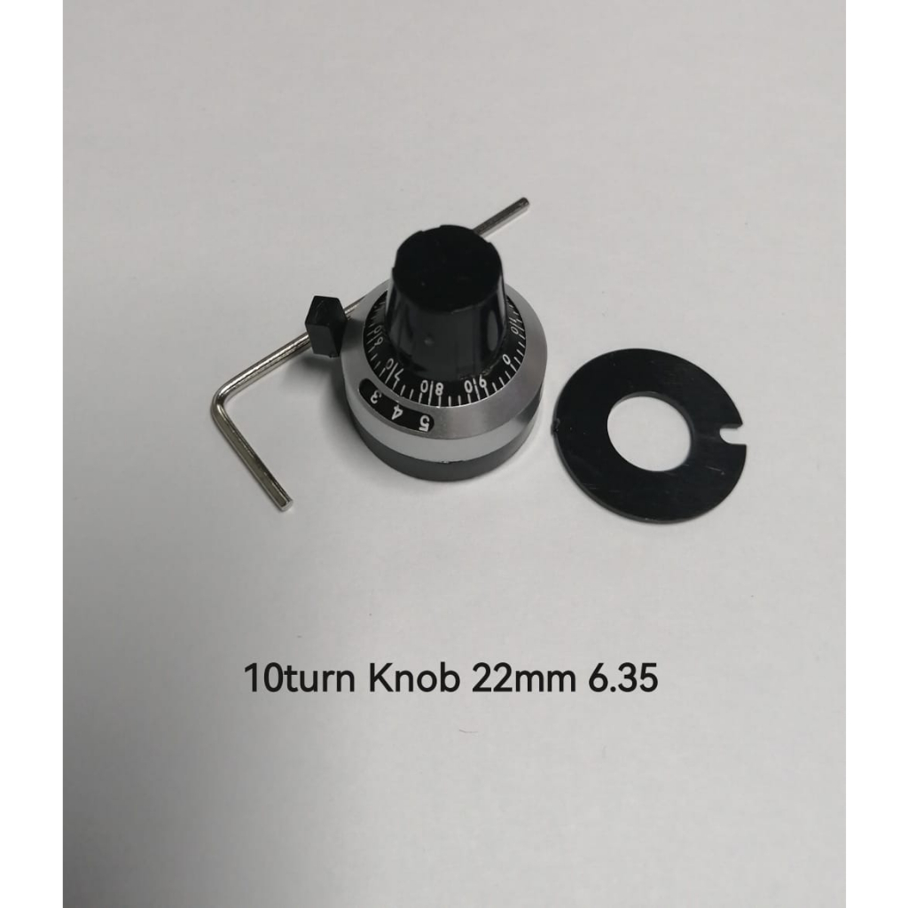 10TURN DIAL POTENTIOMETER KNOB 22MM - READY STOCK | Shopee Malaysia