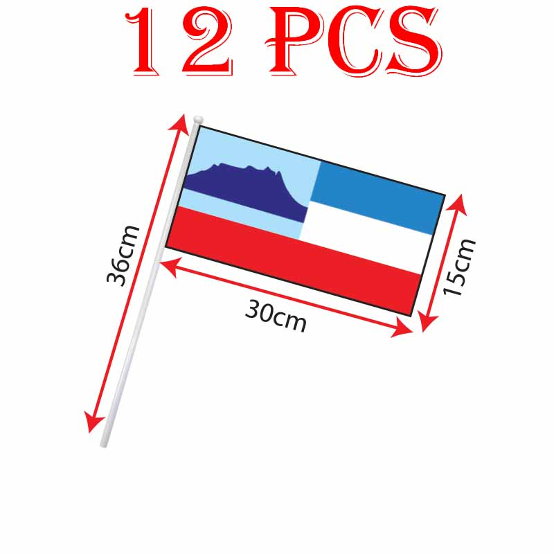 Sabah Hand Hold Flag, Bendera Tangan Negeri Sabah 15x30cm (12's/pkt ...