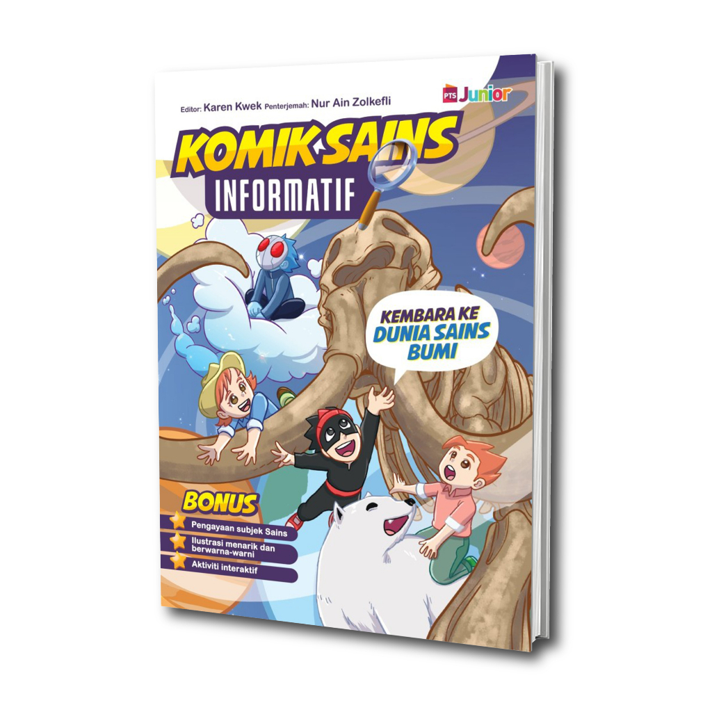 PTS - Komik Sains Informatif : Kembara ke Dunia Sains Bumi - Komik ...