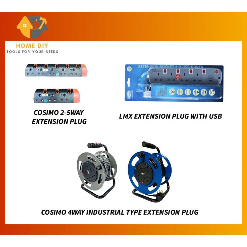 [SIRIM] 2/3/5/20/30 Meter HEAVY DUTY/INDUSTRIAL TYPE PORTABLE EXTENSION ...