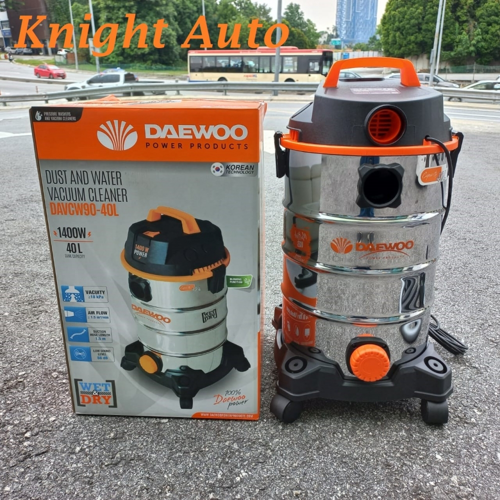DAEWOO 40Litre Wet & Dry vacuum cleaner 1400Watt with Blower Function ...