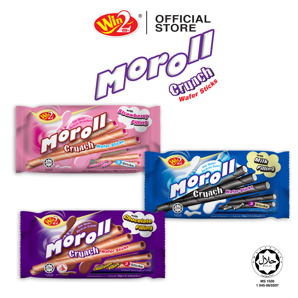 Win Win Moroll Crunch Wafer Sticks (90g/18g x 5 Packs) | Shopee Malaysia