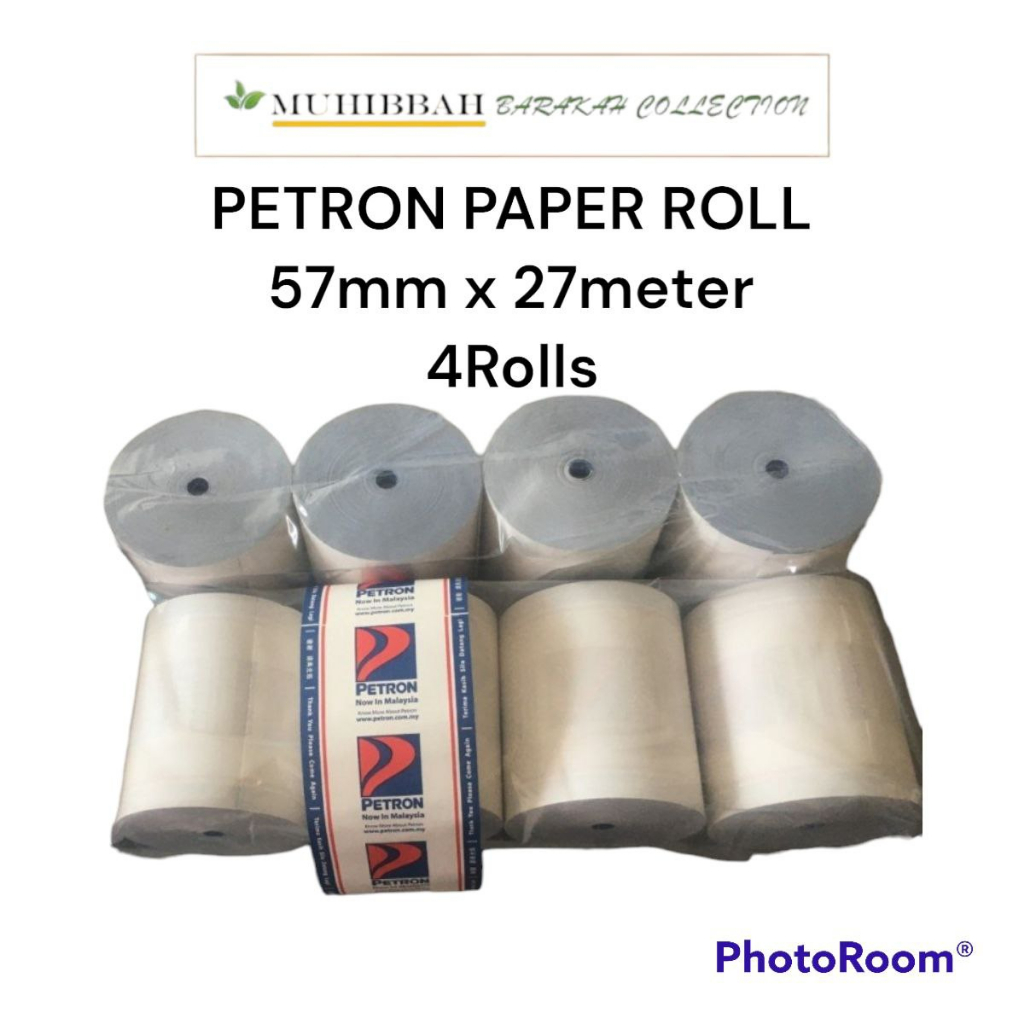 Thermal Petron Paper Roll 57mm x27meter Cash Register Roll Receipt ...