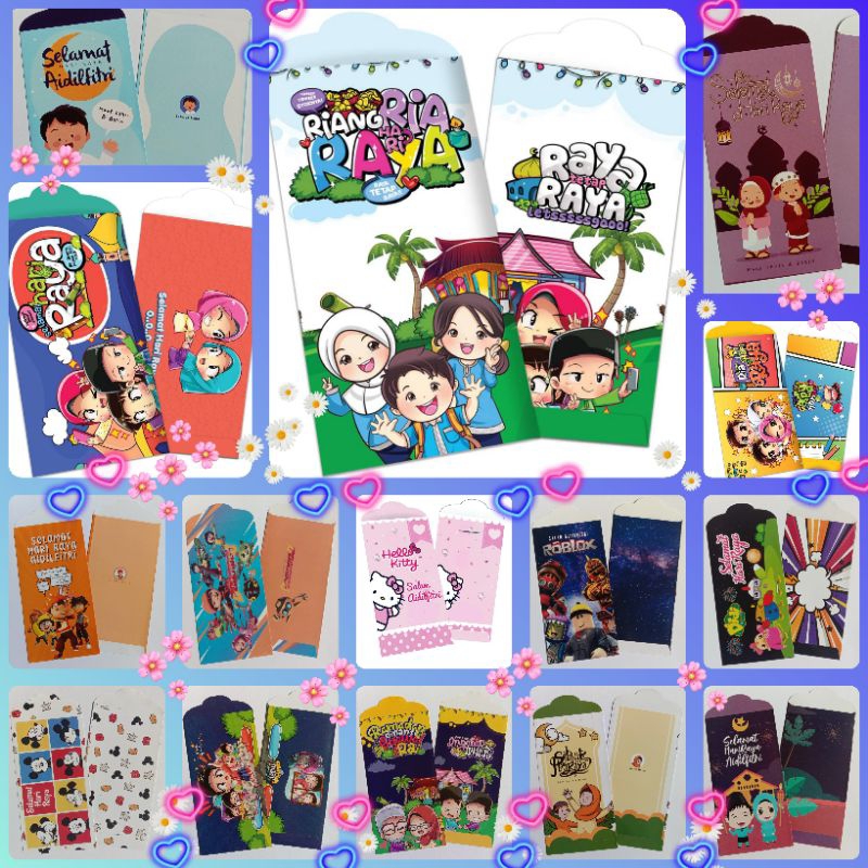 Sampul Duit Raya 2024 Kartun / (Mechamato / Boboiboy / Roblox / Frozen ...