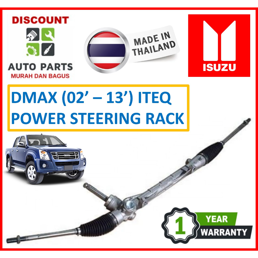 Isuzu D-Max Dmax ITEQ 2007-2011 4WD Power Steering Rack 4x4 (100% Brand ...