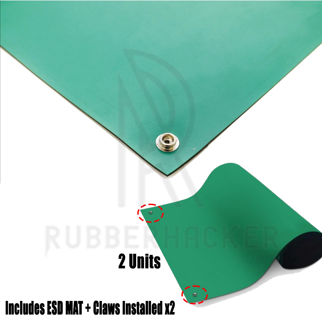 Anti-Static Rubber ESD Mat, rubber sheet, rubber mat (2mm x 1.2m x 2m ...