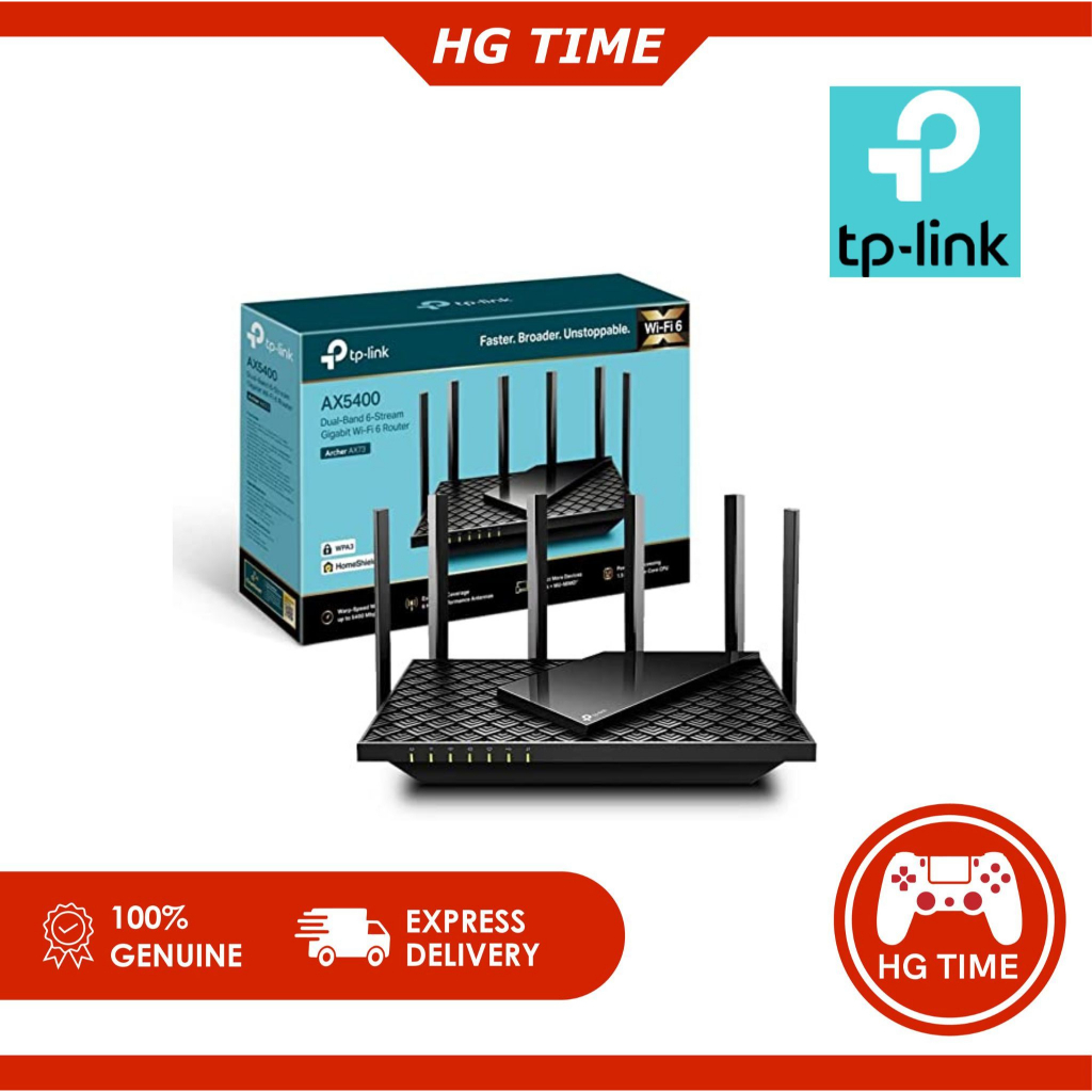 TP-Link Archer Dual-Band Gigabit WiFi 6 Router AX73/AX5400 | Shopee ...